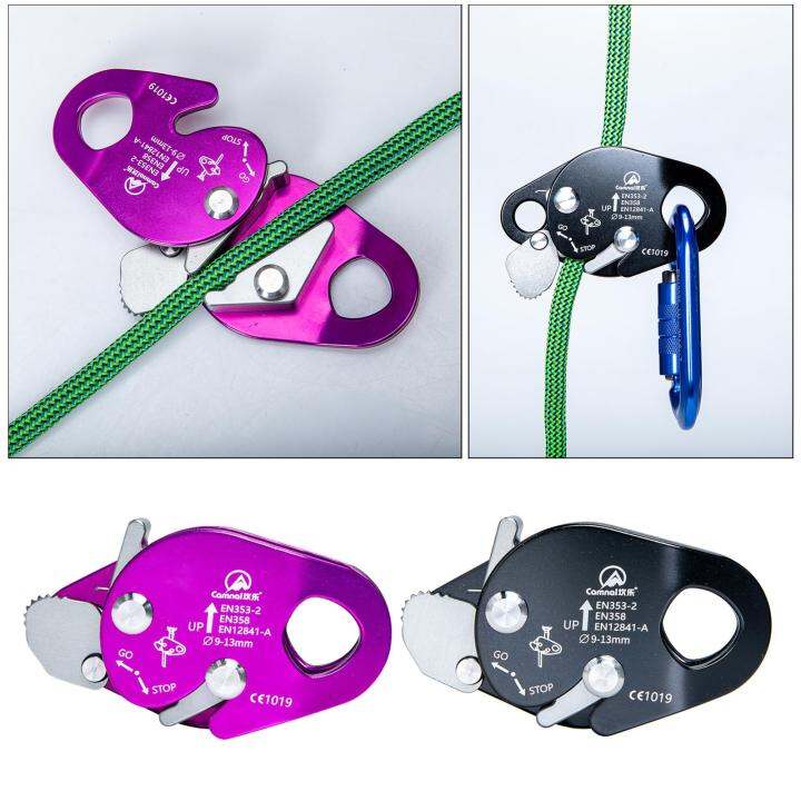22KN Climbing Arborist Rope Grab Outdoor Explo Adjuster Protection Gear ...