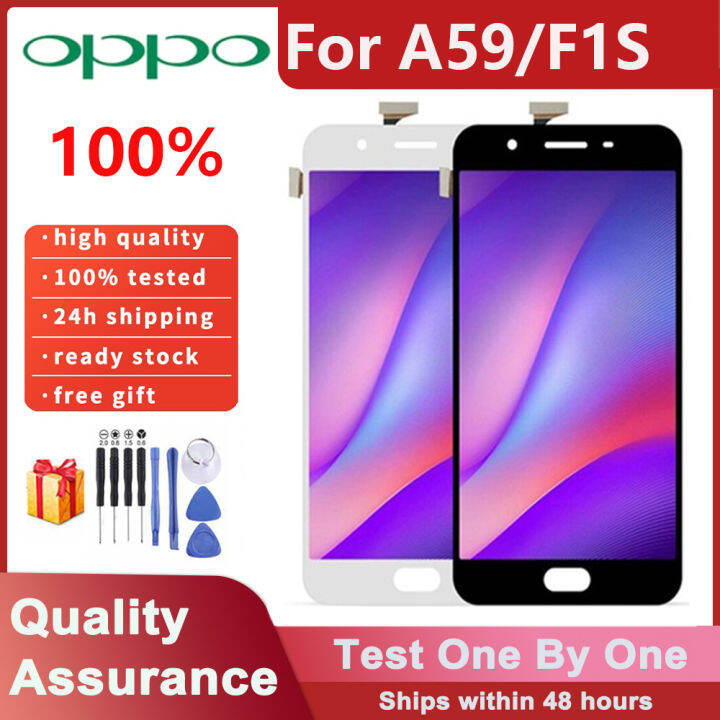 Original LCD For Oppo A59 / F1s LCD Touch Screen and Digitizer Assembly Replacement Parts ...