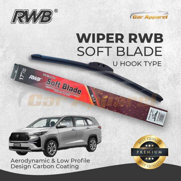 Wiper RWB Soft Kijang Innova Zenix 2022 AG10 Hybrid Windshield Kijang ...