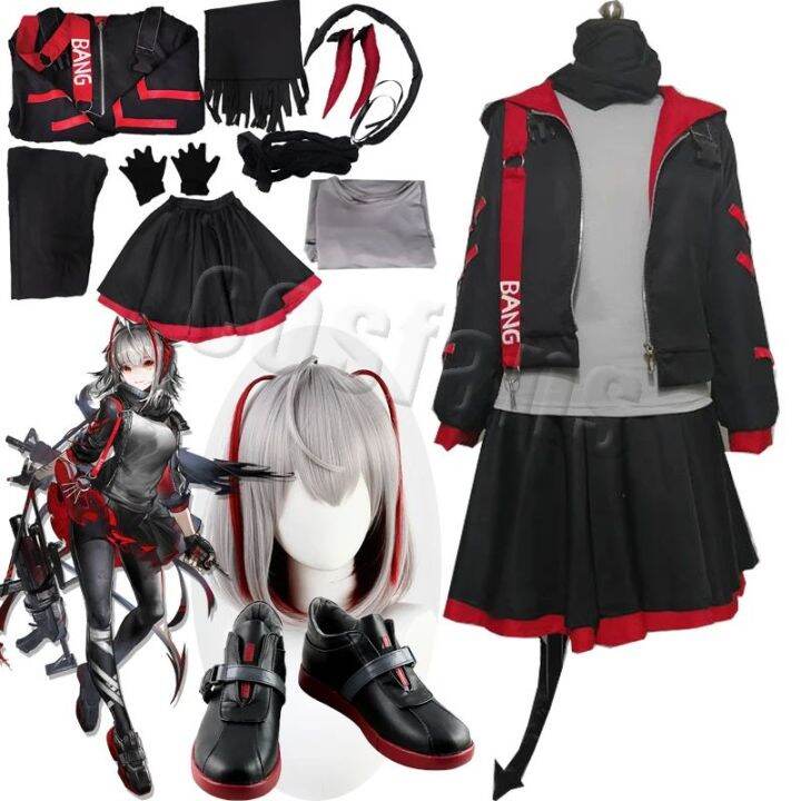 Anime Game Arknights Operator W cosplay costumes W Uniform Halloween ...
