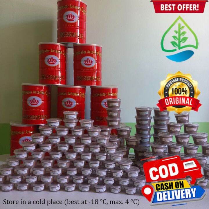 【COD】 Aquamaster Brine Shrimp Eggs BBS (Artemia Cysts) 90 -98 Hatch ...