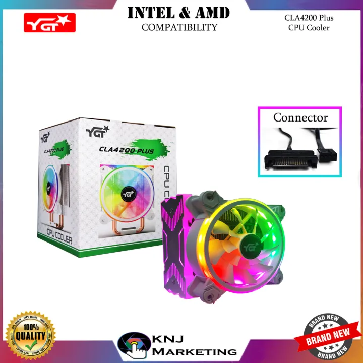 YGT CPU COOLER (CLA4200 PLUS) WHITE, MOVING LIGHT | Lazada PH