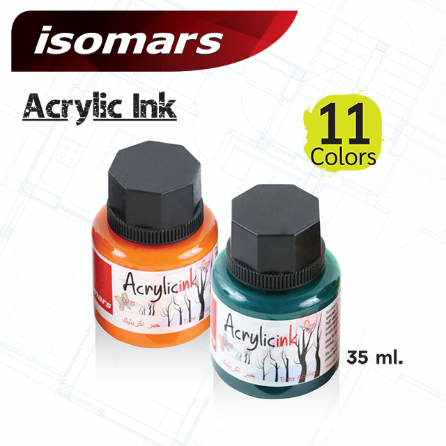 ISOMARS ARCYLIC INK 35ML 1 ขวด | Lazada.co.th
