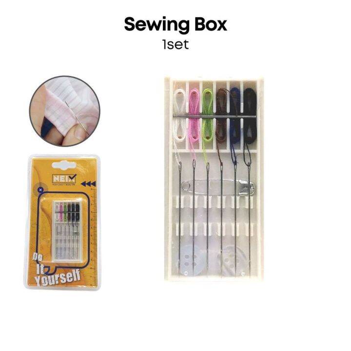 [HUNTWARE] Sewing Kit Series Sewing box kit portable travel cheap sewing kits | Lazada