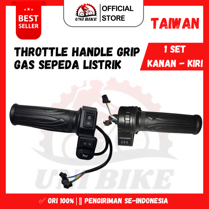 Handle Gas Sepeda Listrik 1set KANAN-KIRI/Motor Listrik Throttle Goda ...