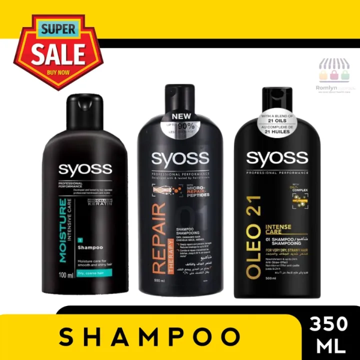 SYOSS | Professional Performance Shampoo & Conditioner | 350ML | Lazada PH