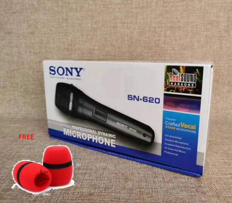 Sony Microphone Professional Dynamic Microphone Wired Mic Sony SN-620 with Free Foam | Lazada PH