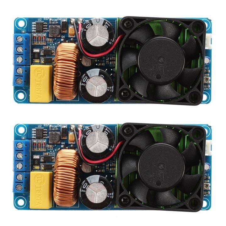2X IRS2092S 500W Mono Channel Digital Amplifier Class D HIFI Power Amp Board with FAN | Lazada PH
