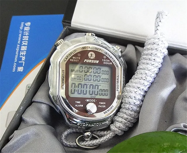 Digital Sports Stopwatch Timer 1/1000 Second Professional Chronograph ... Digital Sports Stopwatch Timer 1/1000 Second Professional Chronograph ...
