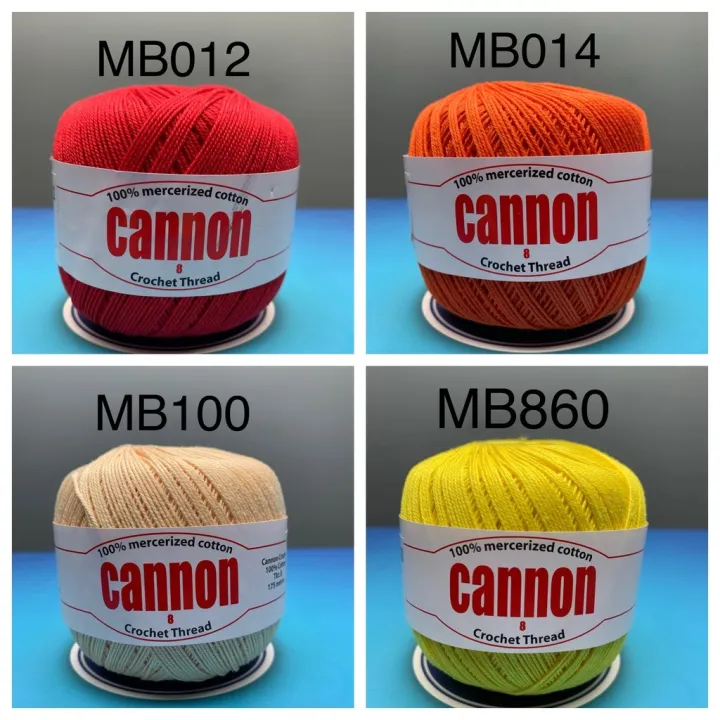 Home textile ph Cannon 100 mercerized tton crochet thread | Lazada PH