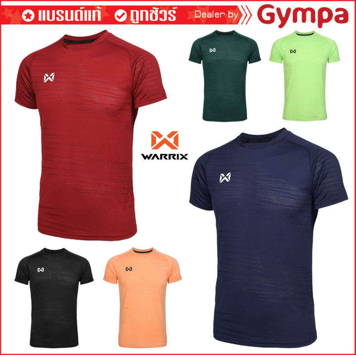 💥ส่งฟรี🚚เก็บคูปองใต้รูป🔥 เสื้อฟุตบอล WARRIX ทอลาย เสื้อกีฬา ผ้าเบา ใส่สบาย WA-231FBACL01 ...