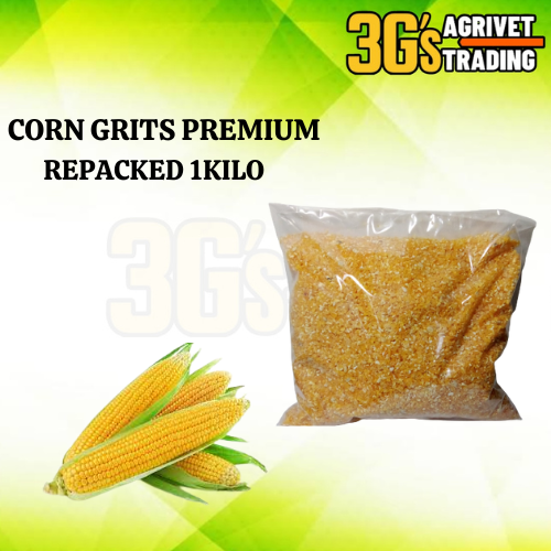 [3G AGRIVET] 1KG CORN GRITS PREMIUM/ REPACKED / PATUKA SA MANOK | Lazada PH