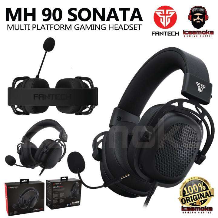 Fantech SONATA MH90 Multi Platform Gaming Headset Full Black | Lazada PH