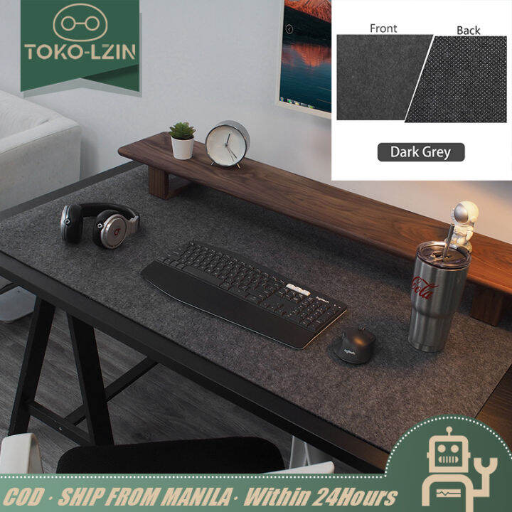 Felt Mouse pad Thick and Extended Big Size Desk Computer Mat Mousepad ...
