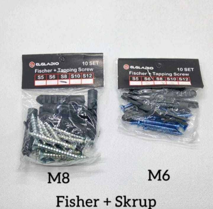 FHISER TEMBOK + SEKRUP - FHISER + SKRUP ELGLADIO - Fisher Skrup Sekrup ...