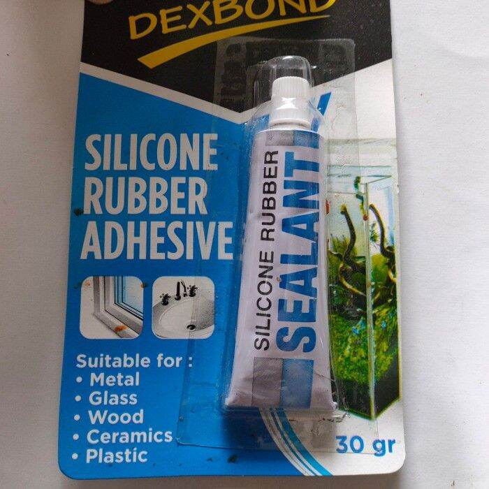 Termurah Lem Silicone Sealer Bening Clear Waterproof 30 gr untuk Kaca ...