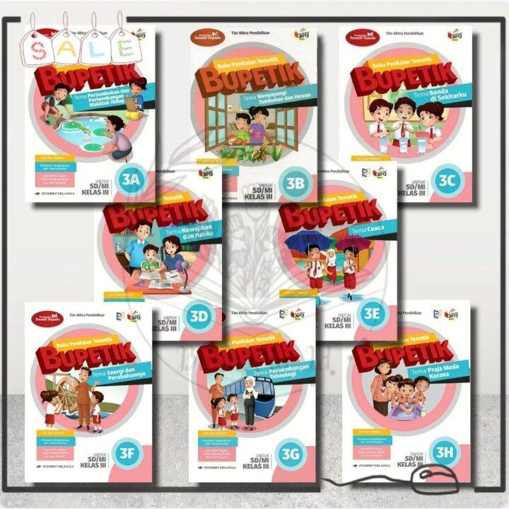 BUKU BUPETIK KELAS 3 SD/MI 3A 3B 3C 3D 3E 3F 3G 3H Kurikulum 2013 Revisi Penerbit Erlangga - 100 ...
