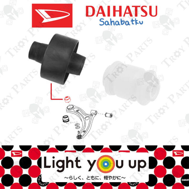 (1pc) Original Daihatsu Front Lower Control Arm Bush Big 48655-BZ080 ...