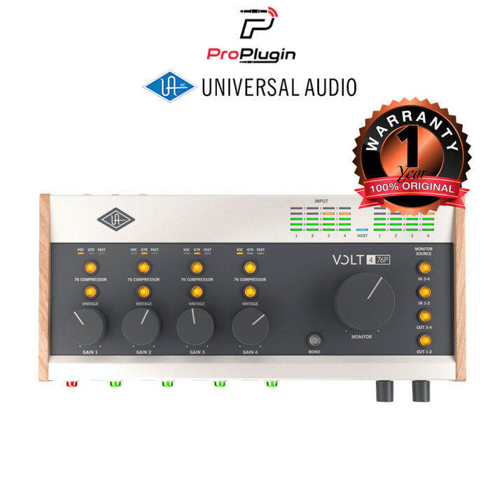 Universal Audio VOLT 476P ออดิโอ้อินเตอเฟสรุ่นใหม่ล่าสุดจาก Universal Audio พร้อม VINTAGE MIC ...