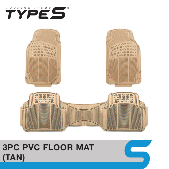 Type S PVC Floor Mat 3-PC | Lazada PH