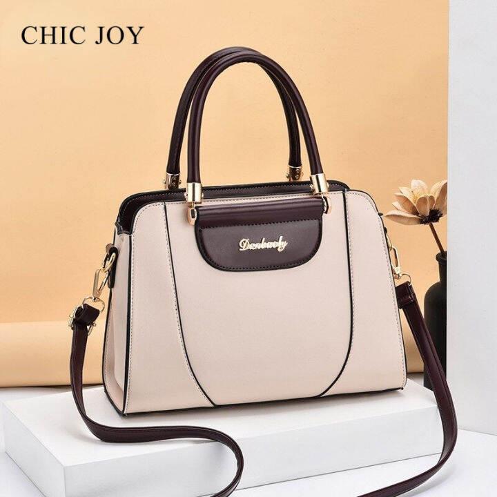 Cjoy กระเป๋าถือ กระเป๋าถือสตรีฉบับภาษาเกาหลีกระเป๋าสะพายแฟชั่น ความจุมากกระเป๋าสะพายไหล่ ...
