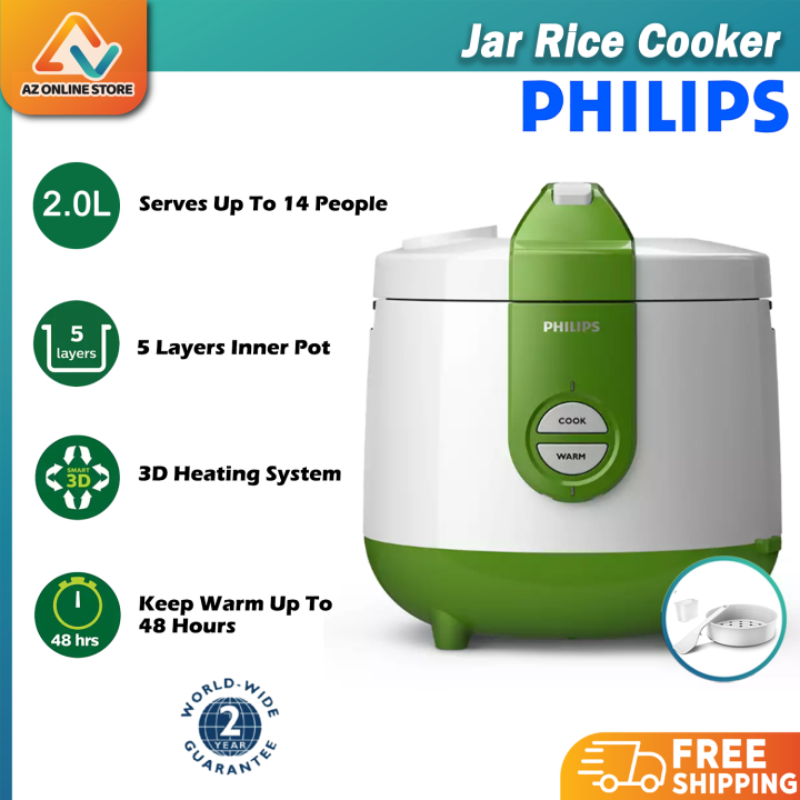 [OFFER] Philips 2L Daily Collection Jar Rice Cooker 5 Layer Golden Pot ...