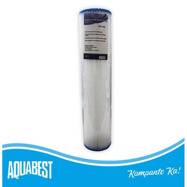 Pleated Polyester Filter W-R30 20 - Water Check | Lazada PH