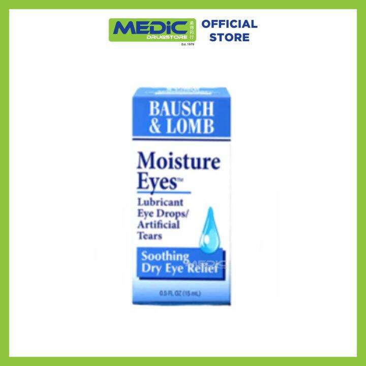 [Bundle of 7] Bausch and Lomb Moisture Eyes - Lubricant Eye Drops ...