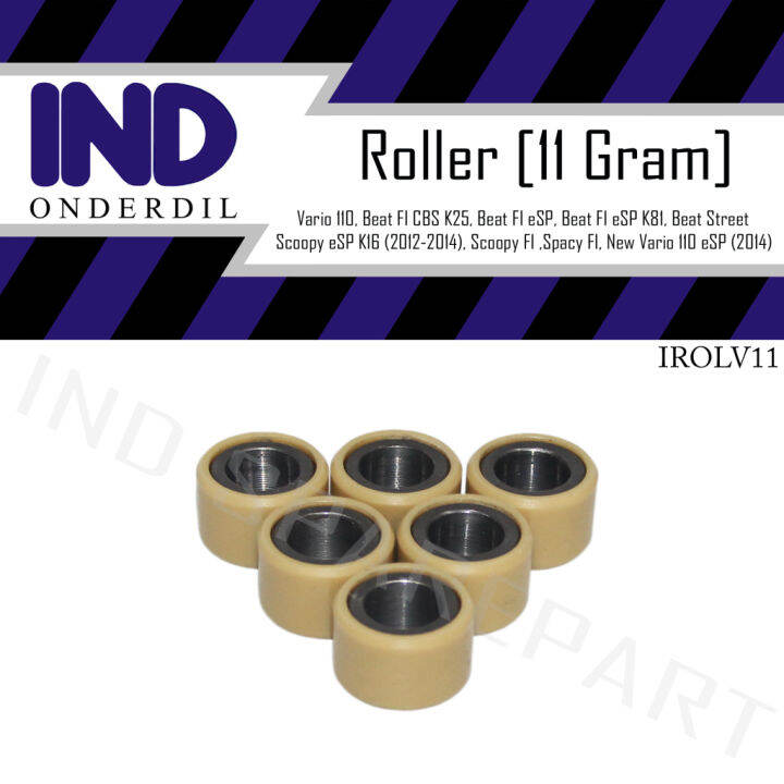 Roller-Roler-Loler CVT 11 gram Set Vario 110 Karbu-Old-FI-Techno-eSP ...