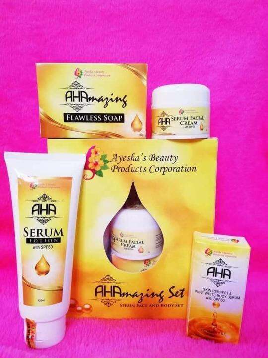 Ayesha's AHA Serum Face and Body Set | Lazada PH