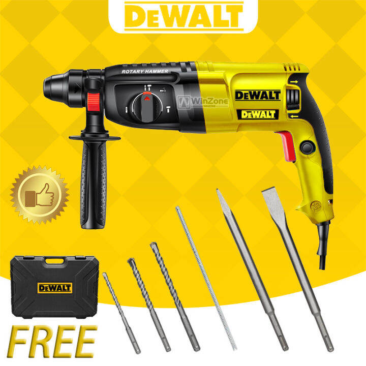 Rotary Hammer chipping gun 800W 3 Functions 26mm Demolition Hammer tool ...