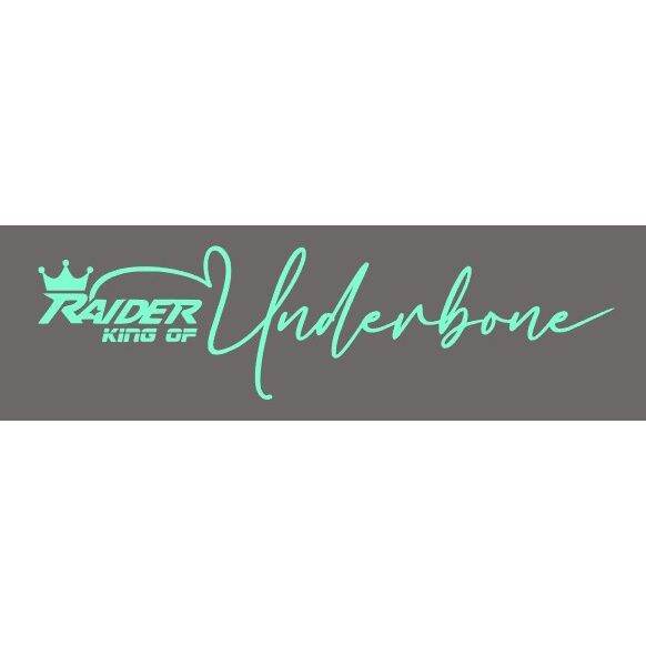 King of Underbone Sticker for Raider 150 - 7 inches, Cut Out Sticker ...