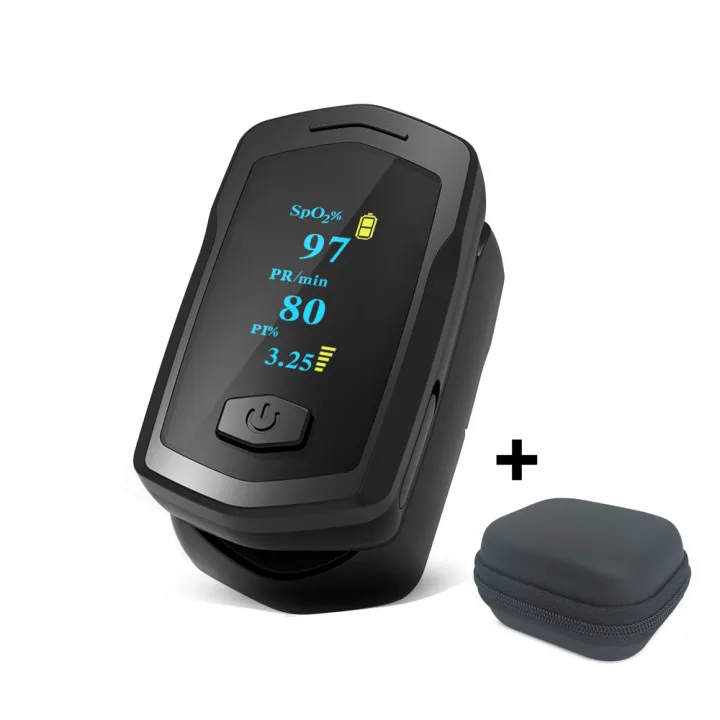 Oximeter Rechargeable Finger Pulse Oxymeter Fingertip Pulse Oximeter ...