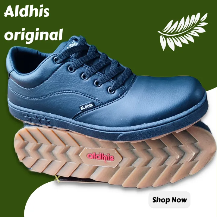 Sepatu Kets Hitam Polos Sneakers Pria Keren Terbaru Buat Sekolah Dan ...