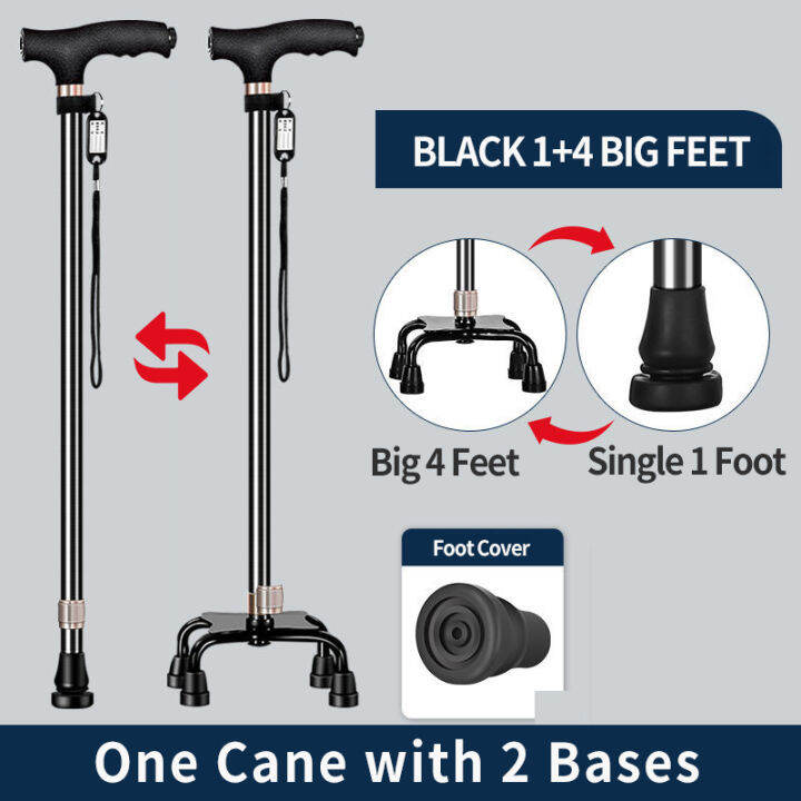 【Ready Stock】Trusty Cane Adjustable LED Light Walking Stick with Flash ...