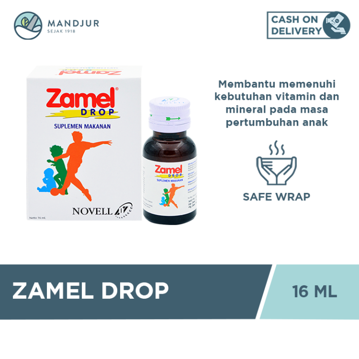 Zamel Drop 16 mL - Multivitamin Pertumbuhan Anak | Lazada Indonesia