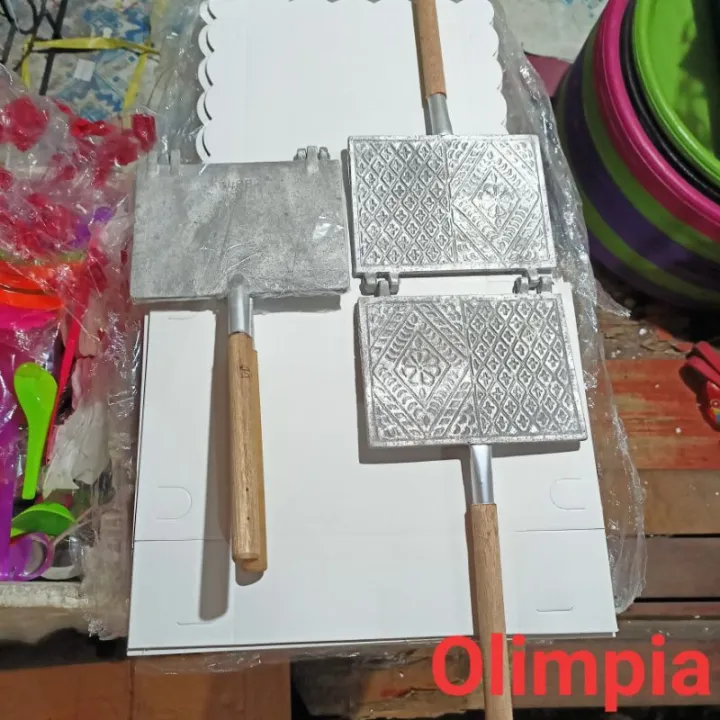 Cetakan Kue Egg Roll Jepit Semprong Opak Gambir biasa | Lazada Indonesia