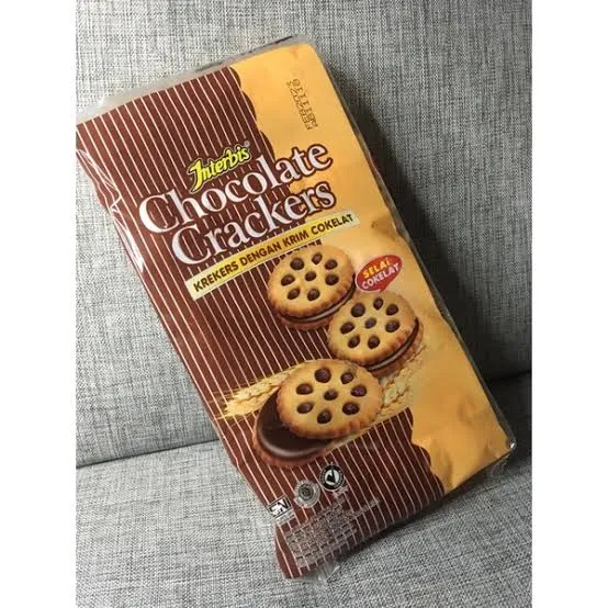 Biskuit Interbis chocolate crackers coklat enak dan renyah (300gr ...