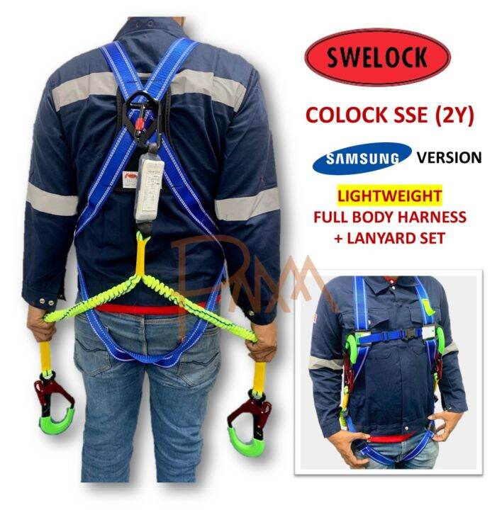 SWELOCK KOREA Super Lightweight Full Body Harness Set - Model: COLOCK ...