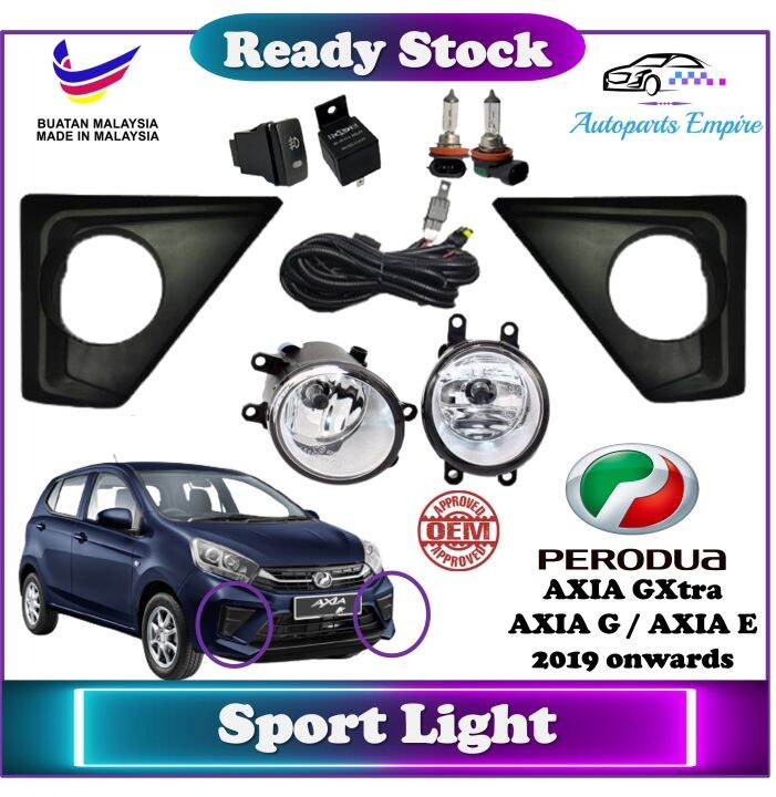 Perodua Axia 】 Fog Lamp / Sport Light / Lampu Kabus ( Axia Gxtra Axia G ...