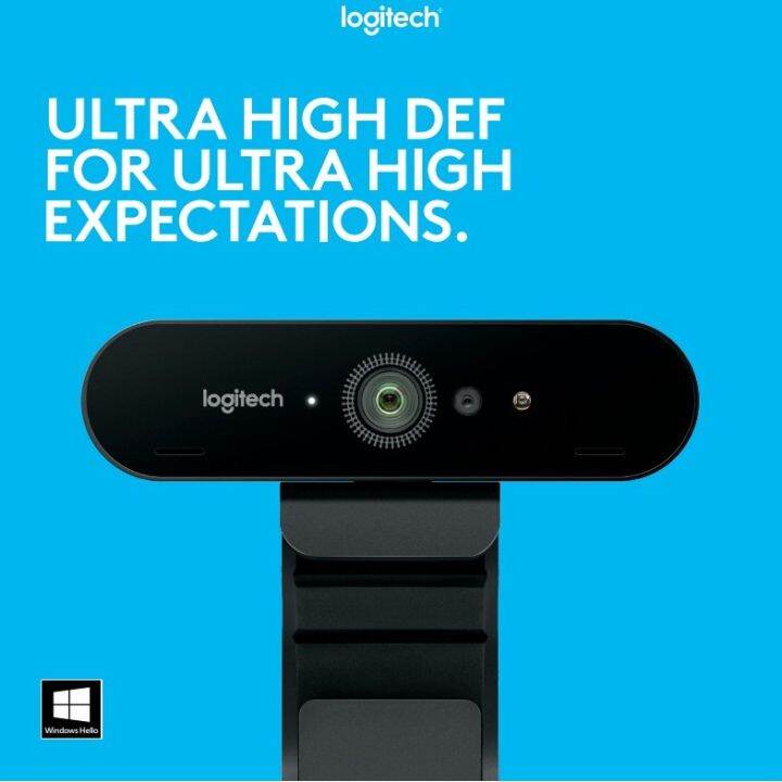 Logitech BRIO C1000E 4K Ultra HD Webcam Video Conferencing Recording ...