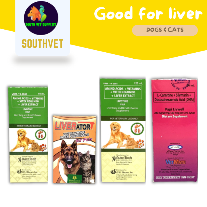 [SOUTH VET] Livotine 60mL and 120mL - Liverator - Papi Livwell Liver ...