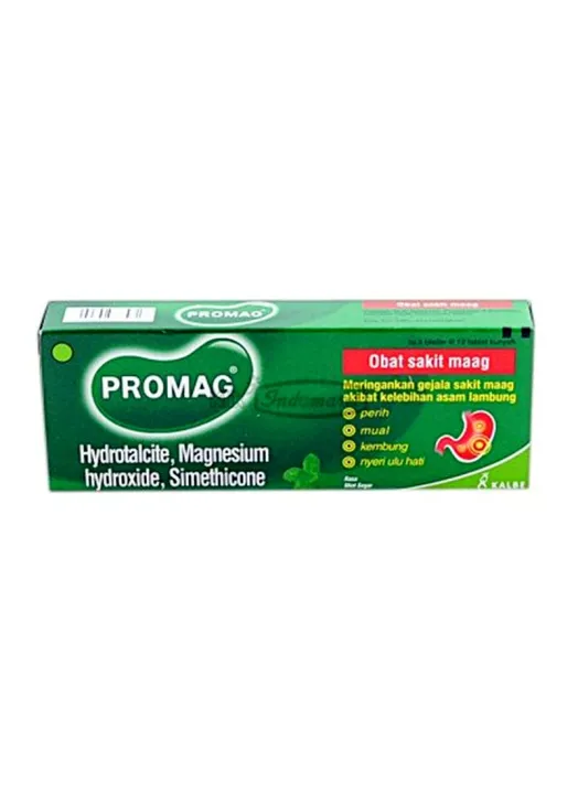 Promag Tablet Kunyah - Obat Asam Lambung - Maag - 1 Box | Lazada Indonesia