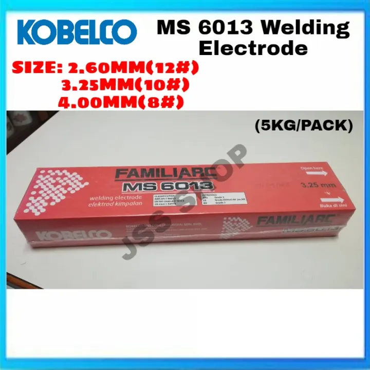 [READY STOCK] - KOBELCO MS 6013 Welding Electrode Welding Rod (2.60mm , 3.25mm , 4.00mm) - 5kg ...