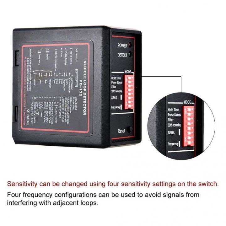 220V Smart Automatic Barrier/Door Opener Vehicle Loop Detector System ...