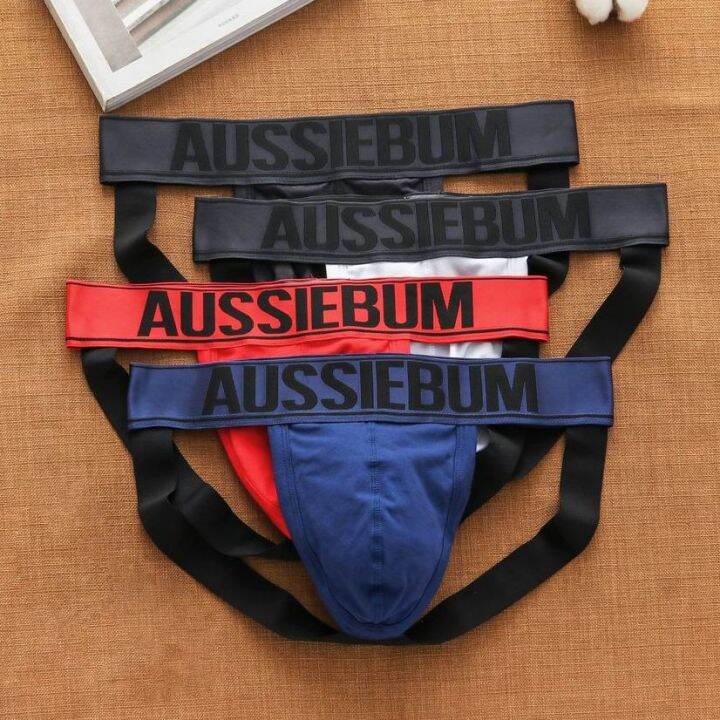 Aussie Bum Cotton Jockstraps JOCK STRAP Bottomless Briefs Sexy ...