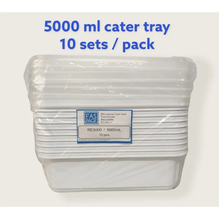 RE5000 microwavable container ( 10 sets / pack ) | Lazada PH