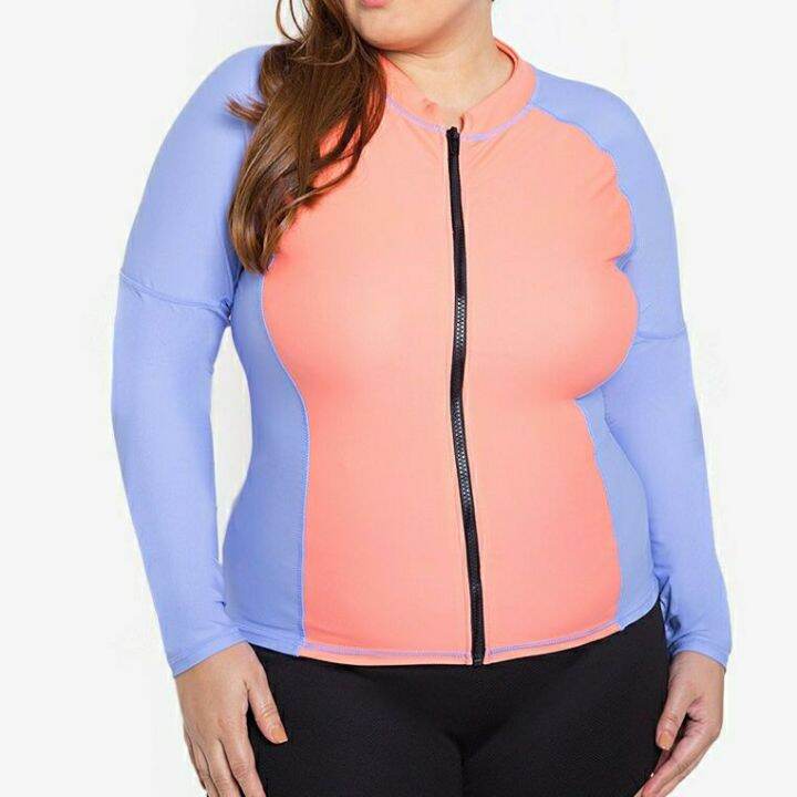 Plus Size Rash Guard Womens Upf 50 Rash Guard Long Sleeve Uv Sun
