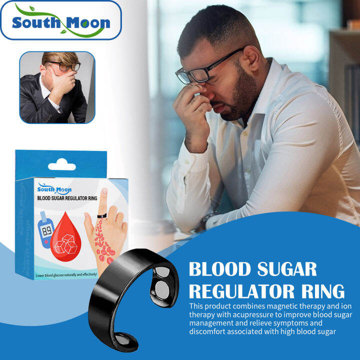 South Moon Blood Sugar Regulator Ring Blood Sugar Control Ring Relieve ...