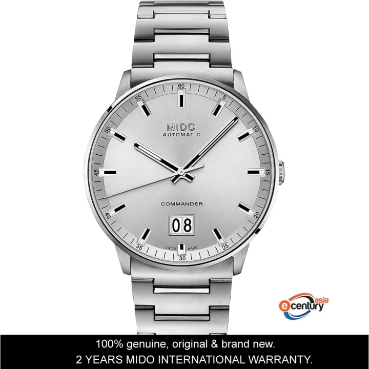 Mido M021.626.11.031.00 Men's Automatic Commander Big Date Stainless ...